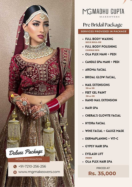 MG Makeovers: Bridal Makeup Packages from ₹18,000